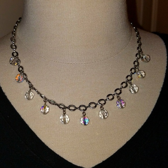 Swarovski | Jewelry | Swarovski Crystal Necklace With Matching Earrings ...